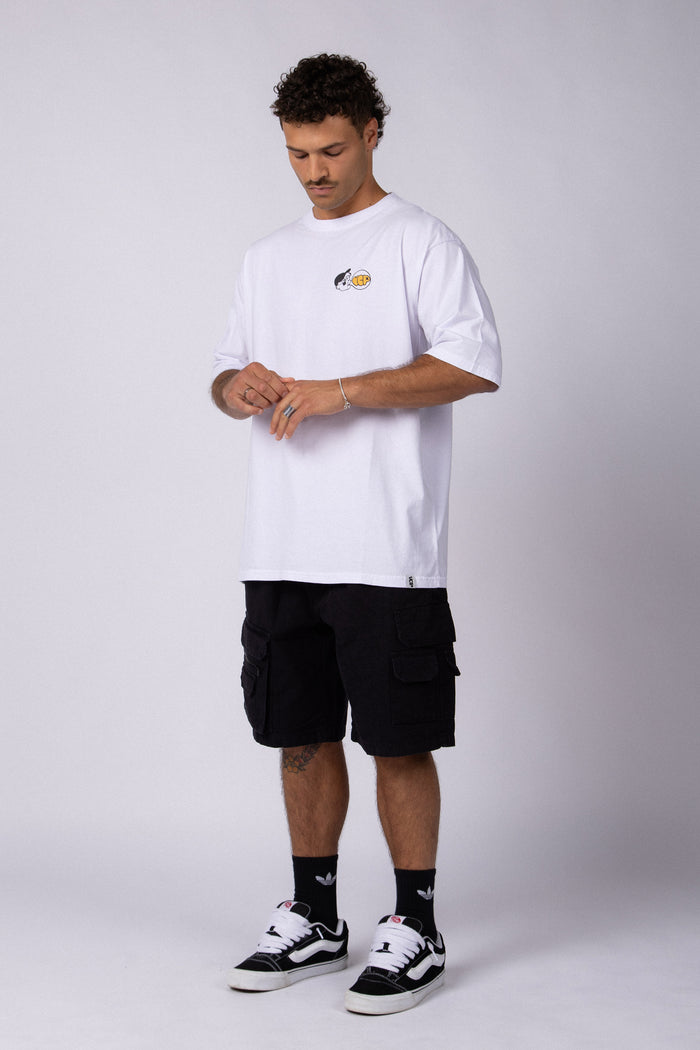 Remera Over Taz Sweet Blanca